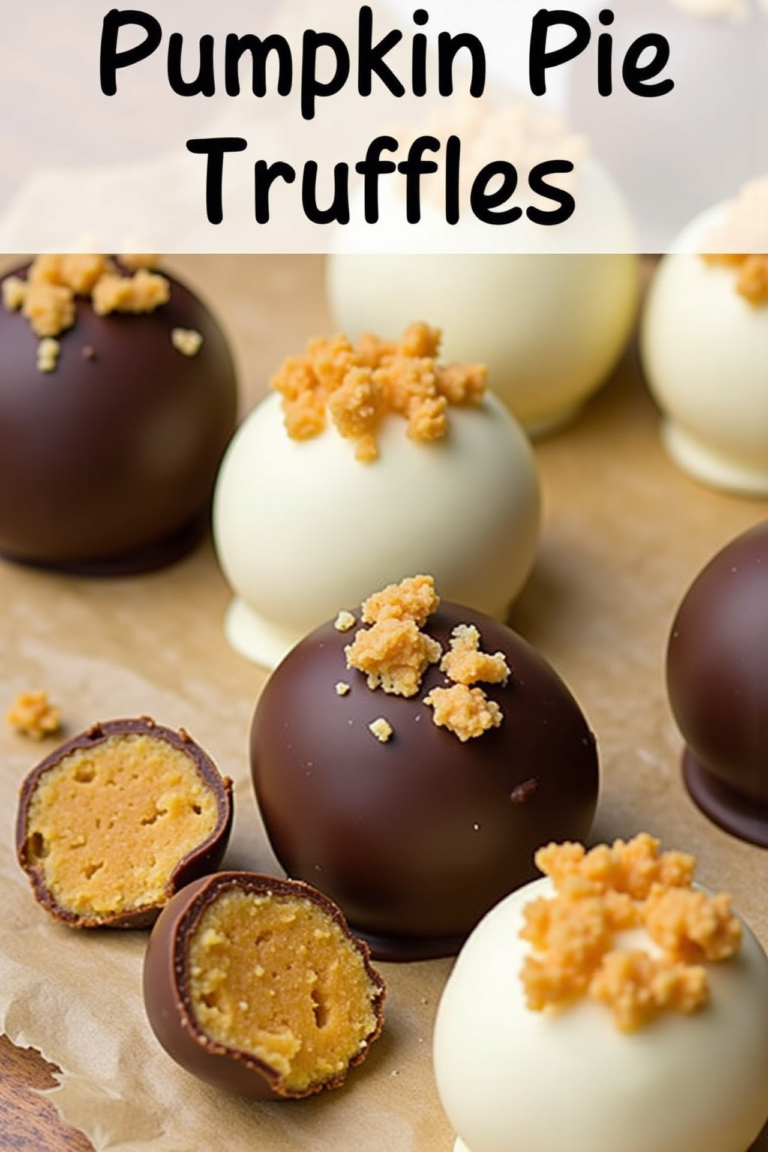 Cozy Fall Indulgence: Effortless Chocolate-Dipped Pumpkin Truffles ...