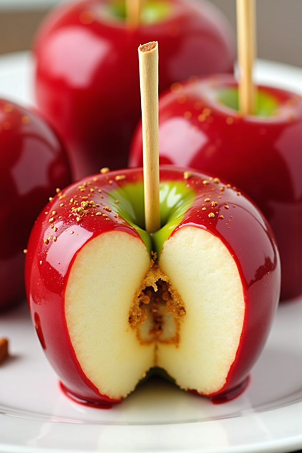 Retro Red Delight: Vintage 1960s Cinnamon Candy Apples for the Ultimate ...
