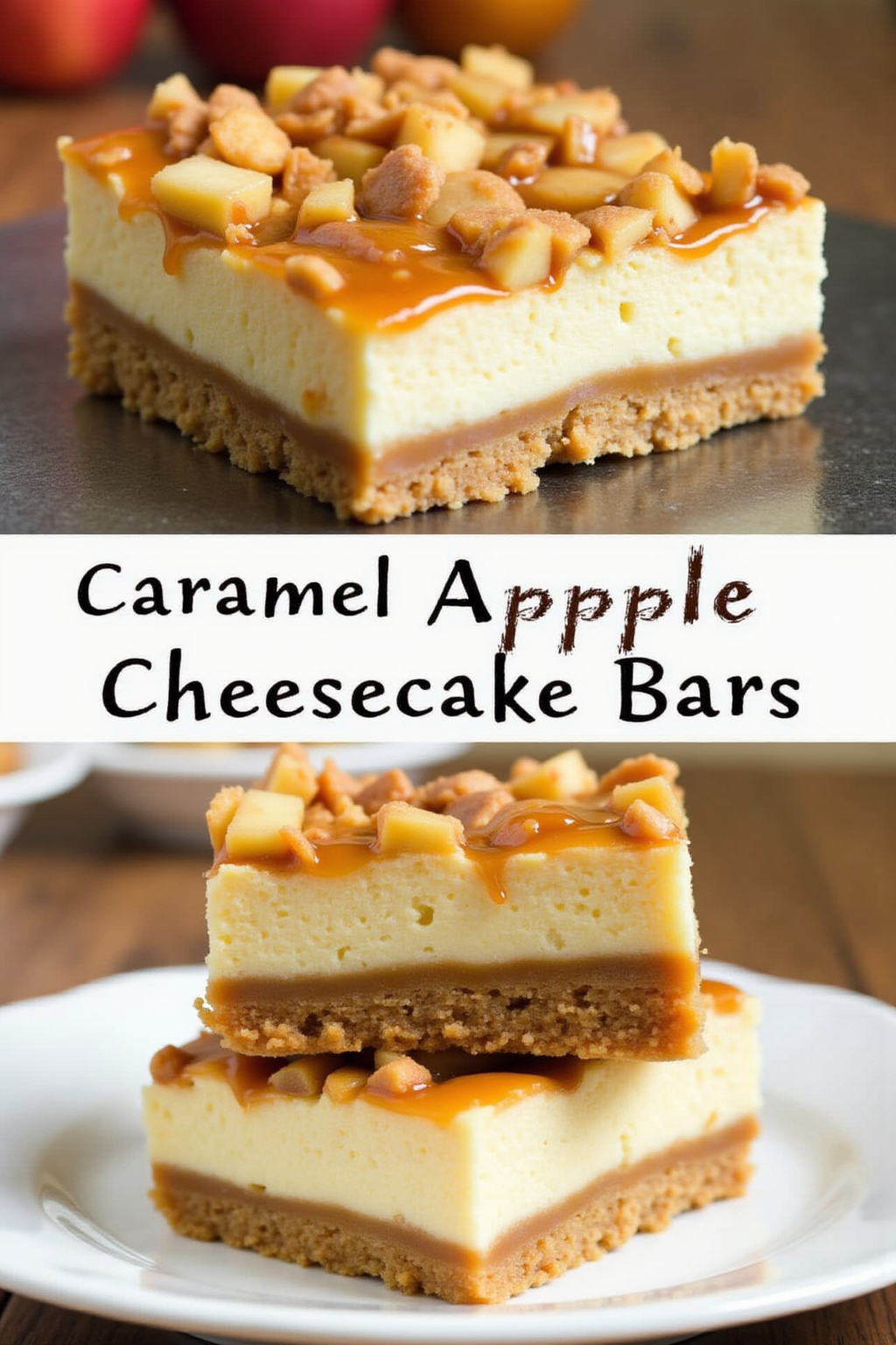 Decadent Caramel Apple Cheesecake Bars: A Symphony of Fall Flavors ...