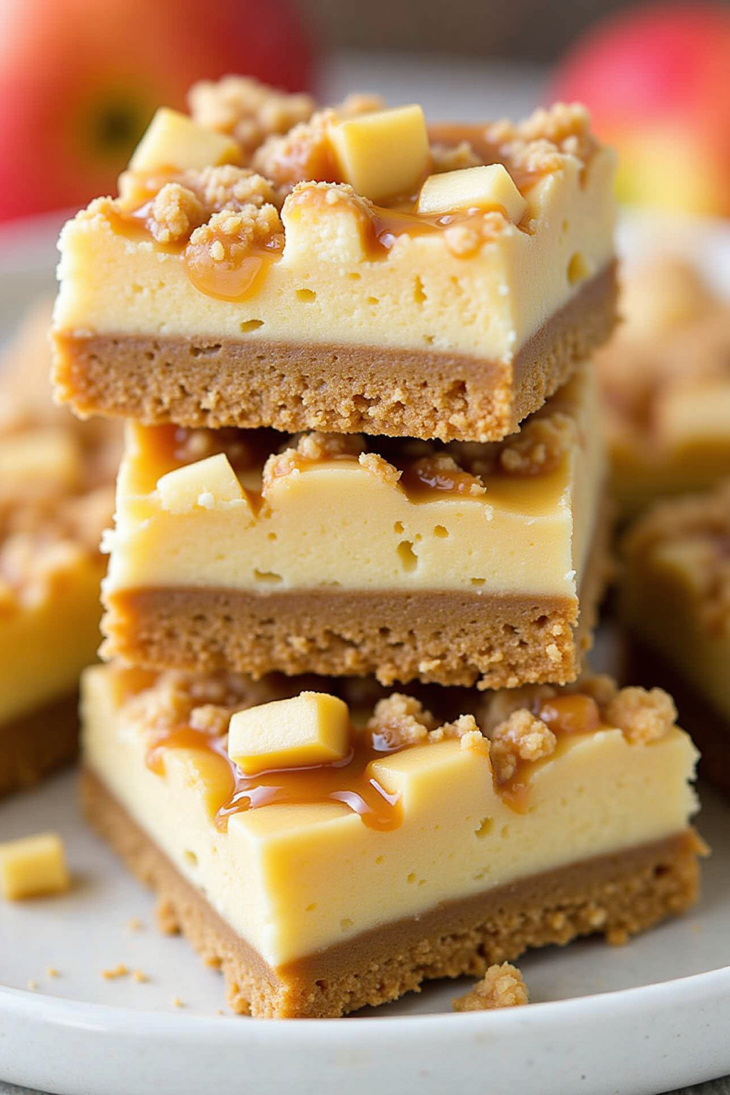 Decadent Caramel Apple Cheesecake Bars The Ultimate Crowd Pleasing